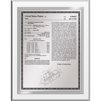 Front Page Patent Plaque – Acrylic – Patent Creations